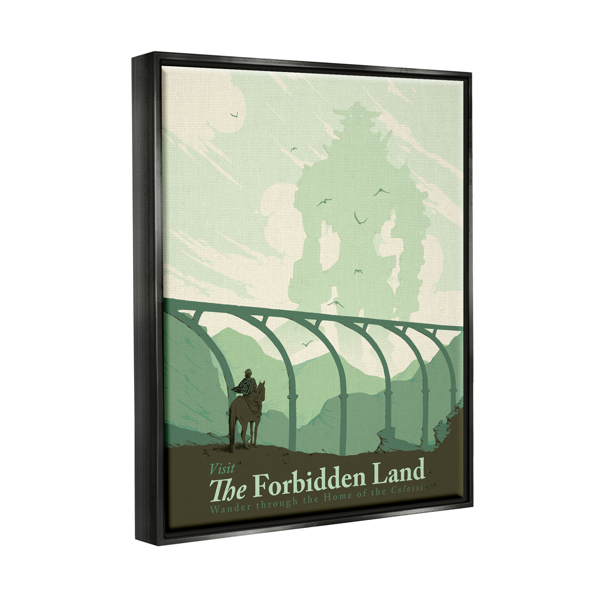 Trinx Forbidden Land Intense Landscape Fantasy by Matheus Lopes Castro - Floater Frame Graphic ...